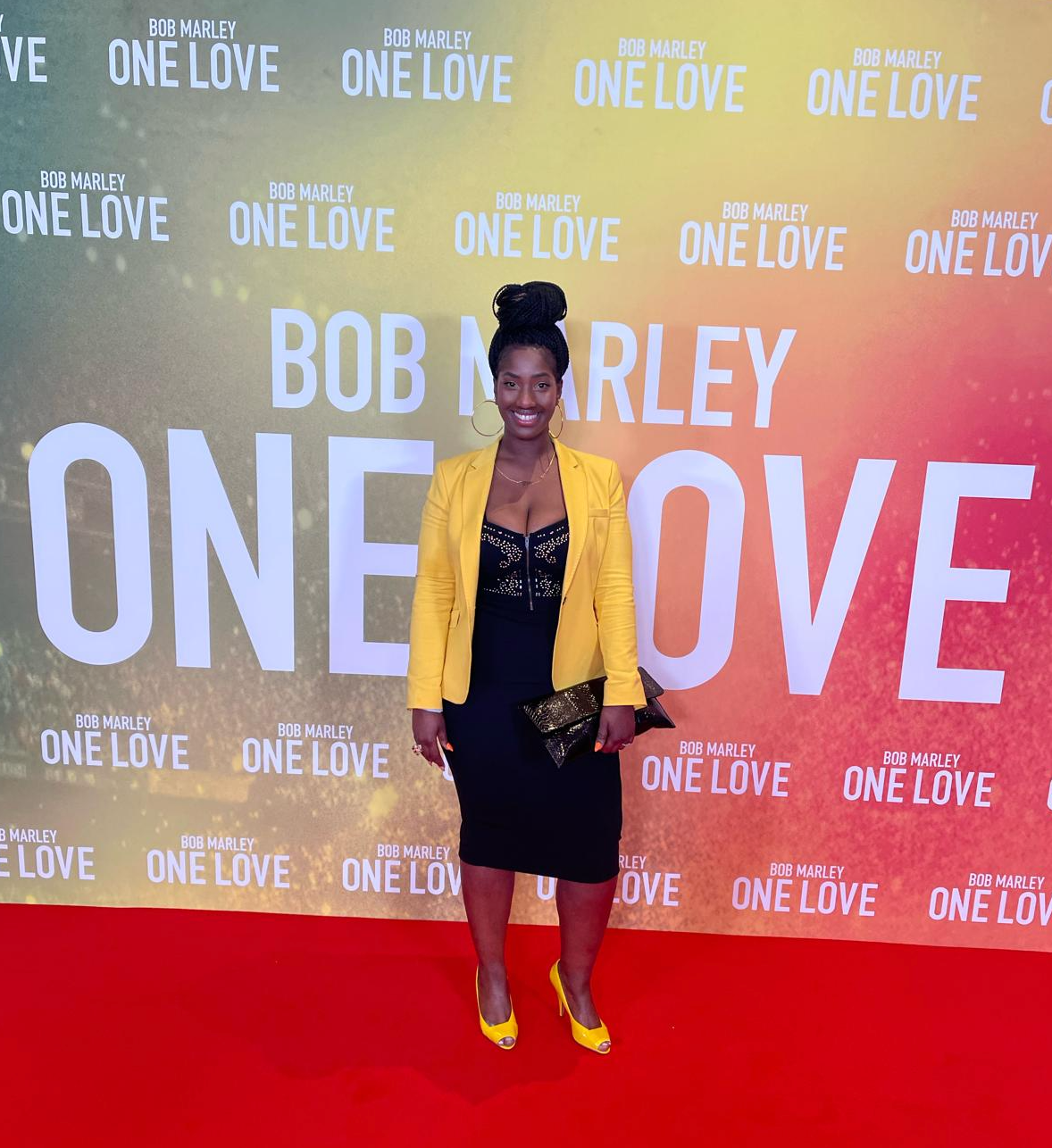 Princess Booker Shines at "Bob Marley: One Love" Premiere in London ...